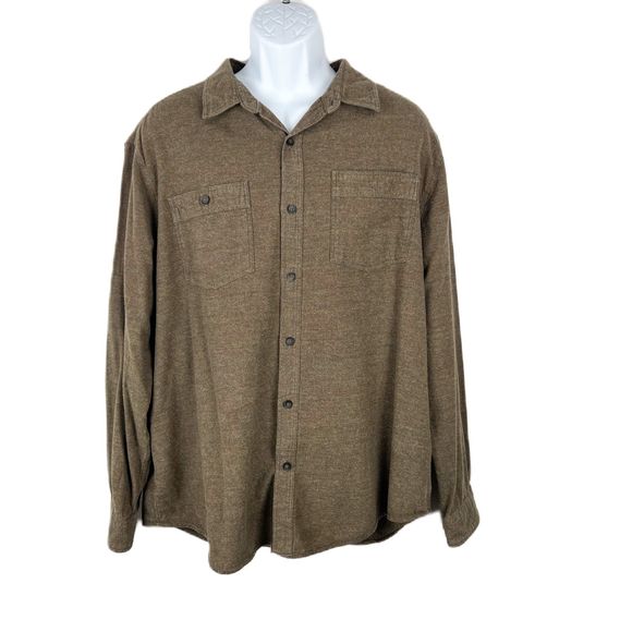 Royal Robbins | Shirts | Royal Robbins Button Down Shirt Men Xxl Brown Long Sleeve Standard ...